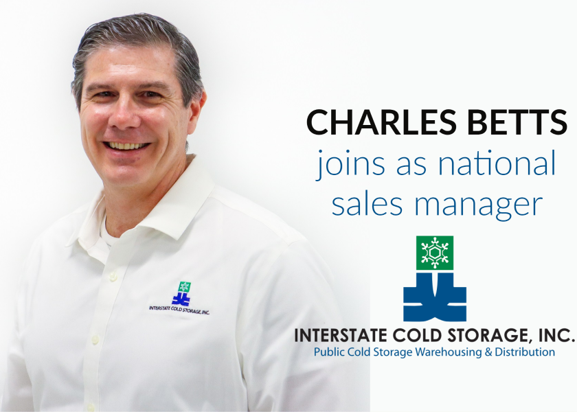 Charles Betts joins Interstate Cold Storage as national sales manager ...