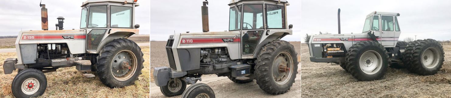 3 White Tractors Sold Today on Illinois Farm Auction | AgWeb
