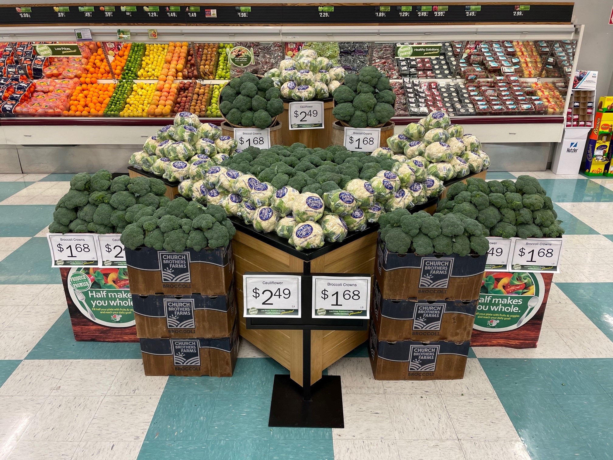 Brocc-tacular displays from the Produce Artist Award Series