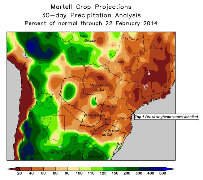 Martell: South Brazil Rains Eases Drought - AgWeb