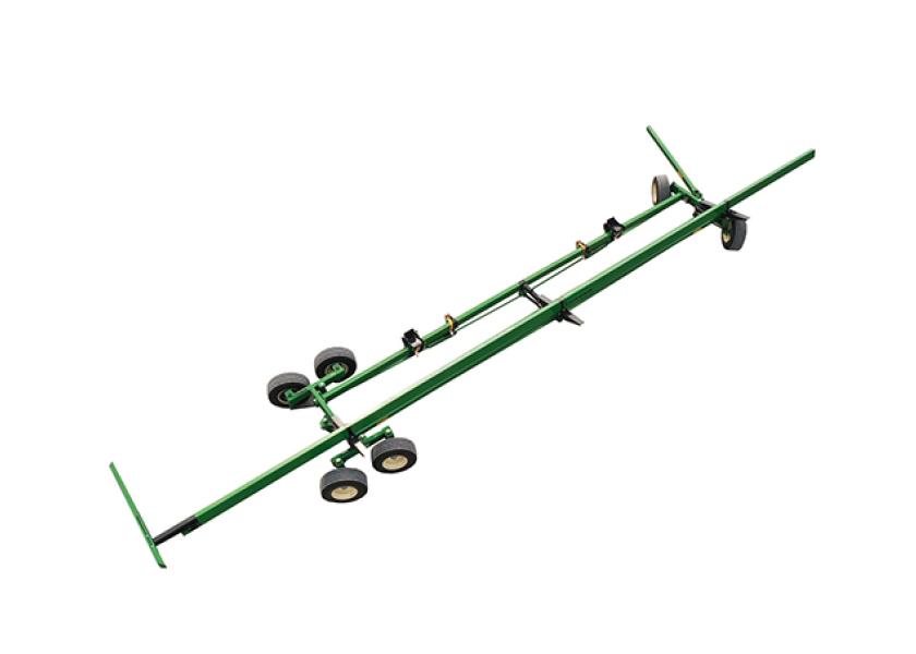 Steerable Six-Wheel Header Transport Cart From Unverferth | AgWeb