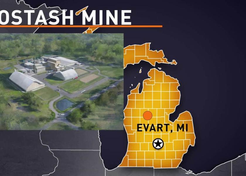 First In 30 Years: New Michigan Potash Mine In the Works | AgWeb